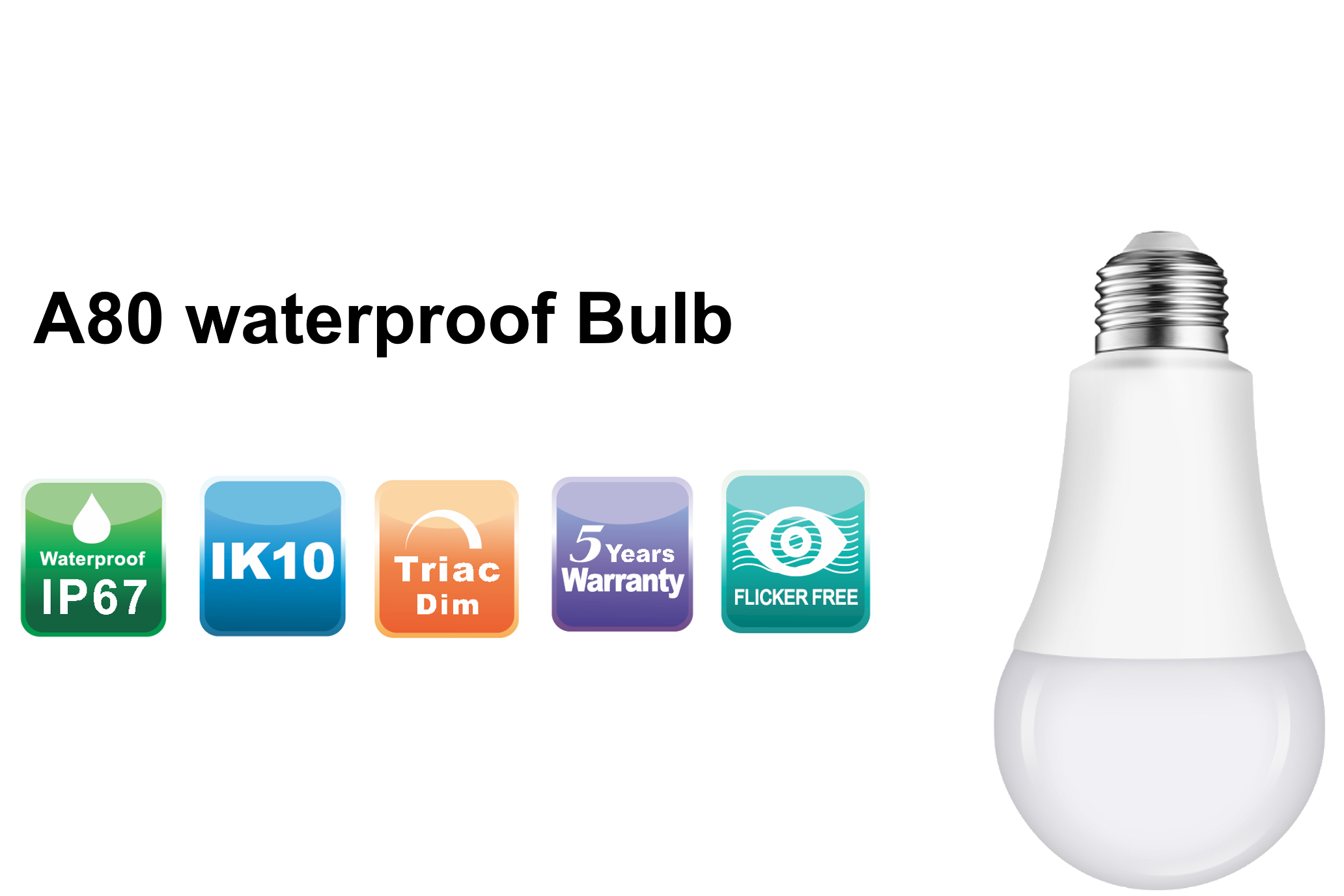 A80 WaterProof Bulb - Gogus Lighting Co.,Ltd